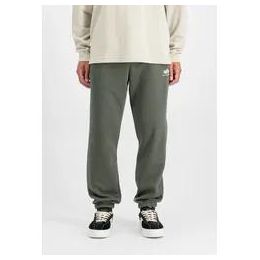 Jogginghose Alpha Industries "Basic Jogger SL II", Herren, Gr. L, Normalgr&ouml;&szlig;en, schwarz olive, Obermaterial: 80% Baumwolle, 20% Polyester, Hosen Jogginghose