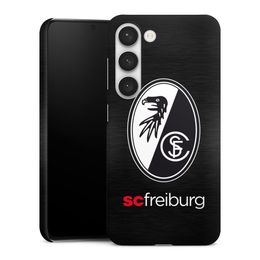DeinDesign Galaxy S23 Handy Premium Case Smartphone Handyh&uuml;lle Schutzh&uuml;lle matt Scratch Official Licensed Product Sc Freiburg Premium Case