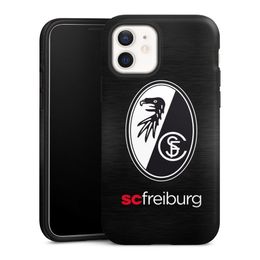 DeinDesign iPhone 12 Handy Panzer Handyh&uuml;lle robuste Outdoor H&uuml;lle Schutzh&uuml;lle matt Scratch Official Licensed Product Sc Freiburg Tough Case