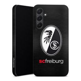 DeinDesign Galaxy A35 5G Handy Premium Case Smartphone Handyh&uuml;lle Schutzh&uuml;lle matt Scratch Official Licensed Product Sc Freiburg Premium Case