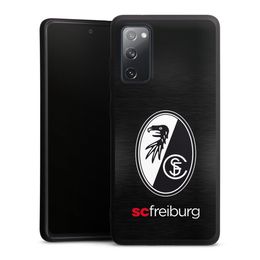 DeinDesign Galaxy S20 FE 5G Handy Premium Silikon H&uuml;lle Handyh&uuml;lle schwarz Case Scratch Sc Freiburg Official Licensed Product Silikon Premium Case
