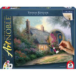 Malvorlage Schmidt Spiele "MyArtNoble, Thomas Kinkade, Malset Moonlight Cottage", bunt, Malvorlagen, KinderB:50cm H:40cm, Pappe, B:50cm H:40cm