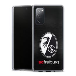 DeinDesign Galaxy S20 FE Handy Silikon H&uuml;lle Case transparent Handyh&uuml;lle Scratch Sc Freiburg Official Licensed Product Silikon Case
