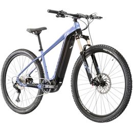 E-Bike KROSS "E-MTB Level Boost 2.0 500 29 Zoll blau - Shimano Mittelmotor" Gr. 51, blau, schwarz, Elektrofahrr&auml;der, 51cm, 29 Zoll (73,66cm), SHIMANO 36 V/250 W, Mittelmotor DU-E8000