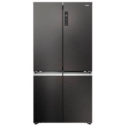 Haier Multi Door "HCR79F19CNMD", Energieeffizienz: C (A-G), platinum inox, B:90,8cm H:190,5cm T:74,8cm, K&uuml;hlschr&auml;nke, No-Frost, Humidity Zone, ABT Pro entfernt 99,99 % der Bakterien