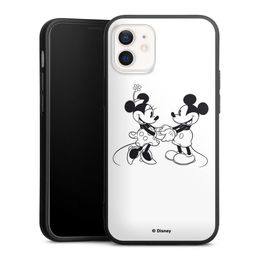 DeinDesign iPhone 12 mini Handy Premium Silikon H&uuml;lle Handyh&uuml;lle schwarz Case Valentine'S Day Disney Silikon Premium Case