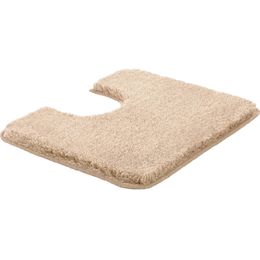 Badematte Grund "Melange", beige (natur), H:27mm, Polyacryl, Badematten, Badematte, besonders dichter Flor
