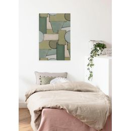 Leinwandbild Komar "Ubongo - Gr&ouml;&szlig;e 60 x 90 cm", bunt (farbe bild(er): gr&uuml;n, blau, wei&szlig;), B:60cm, Holz, Papier, Bilder, Leinwandbild, Keilrahmenbild mi Echtholzrahmen