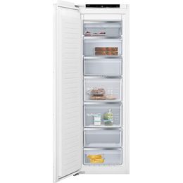 Siemens Einbaugefrierschrank "GI81NACE0", Energieeffizienz: E (A-G), silber, B:55,8cm H:177,2cm T:54,5cm, Gefrierschr&auml;nke, No Frost: nie wieder Abtauen