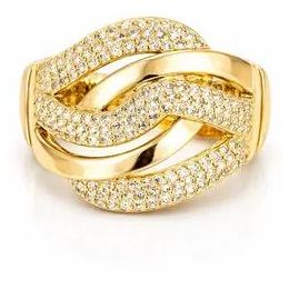 Fingerring "Paris", gold (golden), Collezione Alessandro, Fingerringe, Damen, Messing, Fingerring