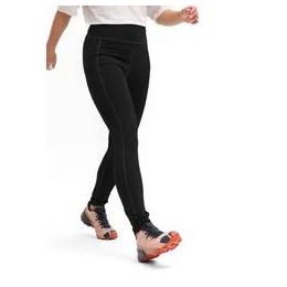 Funktionsleggings Maier Sports "Da-Tight el. MS FAV Long Tight W", Damen, Gr. 42, N-Gr, schwarz, Obermaterial: 85% Polyamid, 15% Elasthan, Hosen, bequeme Passform, f&uuml;r Wandern und aktive Unternehmungen