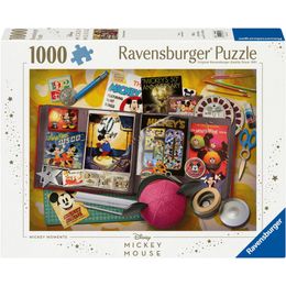 Puzzle Ravensburger "Disney Mickey Mouse, 1970 Mickey Moments", bunt, Puzzles, KinderB:70cm H:50cm, Pappe, Made in Germany, B:70cm H:50cm