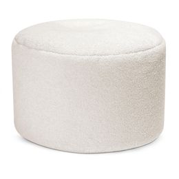 Sitzsack MAGMA HEIMTEX "DotCom WOOLLY", beige (natur), B:50cm H:30cm, Bezug: 100% Polyester, Sitzs&auml;cke, Sitzsack