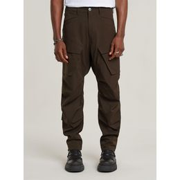 G-Star Raw Cargohose G-STAR "Toolbox 3D Cargo Hose", Damen, Gr. 29, L&auml;nge 32, deep braun, dk schwarz, Obermaterial: 65% Polyester, 35% Elastomultiester, Hosen Cargohose