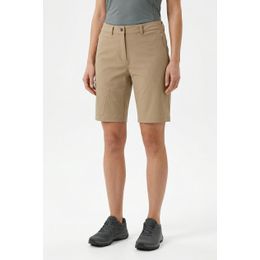 Shorts Jack Wolfskin "PICO TRAIL SHORTS W", Damen, Gr. 36, N-Gr, hazel wood, Obermaterial: 100% Polyester. Futter: 100% Polyester, Hosen Shorts
