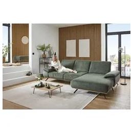 Ecksofa DIE PLANBAR "ZE-EM18063, Breite 322 cm", cyber moos, B:322cm H:89cm T:187cm, 100% Recyceltes Polyester, Sofas, Ecksofa, wahlweise mit Sitztiefen- und Armteilverstellung