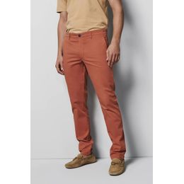 Chinos MEYER "Baumwollchino", Herren, Gr. 33, L&auml;nge 32, gelb (bernstein), 97% Baumwolle, 3% Elasthan, unifarben, regular fit lang, Hosen, M5 FIT aus Biobaumwolle