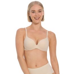 Push-up-BH MAGIC BODYFASHION, Damen, Gr. 85, Cup B, latte, Microtouch, Obermaterial: 80% Polyamid, 20% Elasthan, BHs Push-up-BH