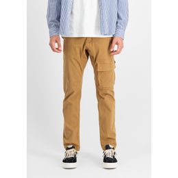 Cargohose Alpha Industries "Lieutenant", Damen, Gr. 28, Normalgr&ouml;&szlig;en, gr&uuml;n (khaki), Obermaterial: 98% Baumwolle, 2% Elastan, Hosen Cargohose