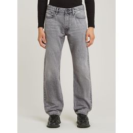 G-Star Raw 5-Pocket-Jeans G-STAR "Dakota Regular Straight Jeans", Herren, Gr. 36, L&auml;nge 32, sun faded eolith grau, Obermaterial: 63% Baumwolle, 37% Baumwolle, Jeans 5-Pocket-Jeans