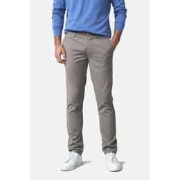 Chinos MEYER "M5 Move 9-6196", Herren, Gr. 32, L&auml;nge 34, stein, 68% Polyester, 28% Viskose, 4% Elasthan, unifarben, regular fit lang, Hosen, in Regular Fit, M5 Serie
