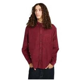 Langarmhemd Element "Button Down Regular Corduroy", Herren, Gr. XL, US-Gr&ouml;&szlig;en, zinfandel, Obermaterial: 100% Walkfrottier;, Hemden