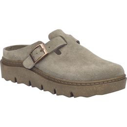 Hausschuh Josef Seibel "Carmaux 05, taupe", Herren, Gr. 42, grau (taupe), Obermaterial: 100% Rindsleder Leather cow., Schuhe Hausschuh