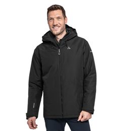 Sch&ouml;ffel Winterjacke SCH&Ouml;FFEL "Ins Jacket Style Wildkar MNS", Herren, Gr. 60, schwarz, Web, Obermaterial: 100% Polyester, unifarben, Basic Po-bedeckend, mit verstellbarem Klettverschluss, Jacken Winterjacke, f&uuml;r Outdoor-Aktivit&auml;ten, w&auml;rmend, winddicht, wasserabweisend