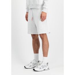 Shorts Alpha Industries "Studio Edition Shorts", Herren, Gr. M, Normalgr&ouml;&szlig;en, grau (pastel grau melange), Obermaterial: 80% Baumwolle, 20% Polyester, Hosen Shorts