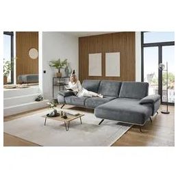 Ecksofa DIE PLANBAR "ZE-EM18063, Breite 322 cm", cyber anthrazit, B:322cm H:89cm T:187cm, 100% Recyceltes Polyester, Sofas, Ecksofa, wahlweise mit Sitztiefen- und Armteilverstellung