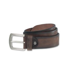 Bernd G&ouml;tz Lederg&uuml;rtel BERND G&Ouml;TZ "Lederg&uuml;rtel mit Airbrushkante", Herren, Gr. 100, dunkelbraun, Rindsleder, G&uuml;rtel Lederg&uuml;rtel