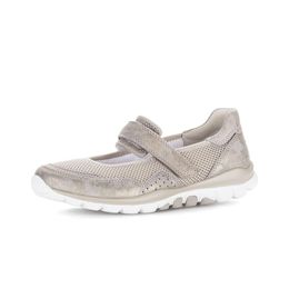 Sneaker Gabor "Sneaker low", Damen, Gr. 35,5, beige, Schuhe Sneaker