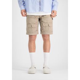 Shorts Alpha Industries "Battle Short", Herren, Gr. 30, Normalgr&ouml;&szlig;en, beige (vintage sand), Obermaterial: 100% Baumwolle, Hosen Shorts