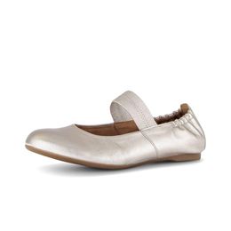 Ballerina Gabor "Eleganter Ballerina", Damen, Gr. 42,5, gold, Schuhe Ballerina