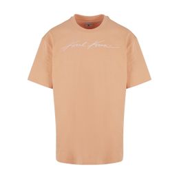 T-Shirt Karl Kani "Karl Kani Herren", Damen, Gr. M, apricot, 100% Baumwolle, bedruckt, oversize, Rundhals, Shirts T-Shirt