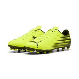 Fu&szlig;ballschuh Puma "ATTACANTO II FGAG", Herren, Gr. 42,5, gelb alert, Puma schwarz, Synthetik, bedruckt, Schuhe Fu&szlig;ballschuh, f&uuml;r Rasen- und Kunstrasenpl&auml;tze