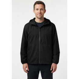 Regenjacke CMP, Herren, Gr. XL, nero, Obermaterial: 100% Polyamid, Jacken Regenjacke, mit WP- und MVP 10.000-Membran, mit reflektierendem Gewebe