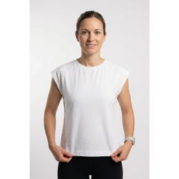 Kurzarmshirt CMP, Gr. L, bianco, Obermaterial: 60% Baumwolle, 40% Polyester, Shirts, Kurzarm, sportlicher Stil, f&uuml;r Sport- und Outdoormode