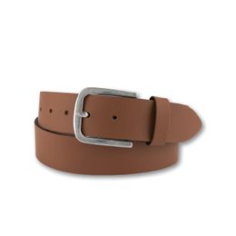 Bernd G&ouml;tz Lederg&uuml;rtel BERND G&Ouml;TZ "Lederg&uuml;rtel im Kassiklook mit XXL-L&auml;nge", Herren, Gr. 125, cognac, Rindsleder, G&uuml;rtel Lederg&uuml;rtel