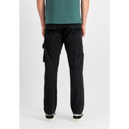 Cargohose Alpha Industries "Lieutenant", Damen, Gr. 33, Normalgr&ouml;&szlig;en, schwarz, Obermaterial: 98% Baumwolle, 2% Elastan, Hosen Cargohose