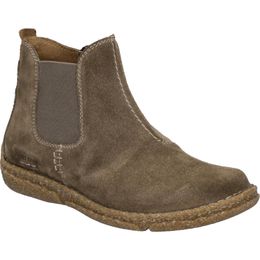 Stiefelette Josef Seibel "Neele 68, taupe", Damen, Gr. 39, grau (taupe), Obermaterial: 100% Rindsleder Leather cow., Schuhe Stiefelette