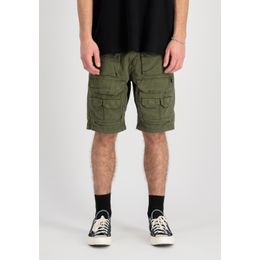 Shorts Alpha Industries "Battle Short", Herren, Gr. 32, Normalgr&ouml;&szlig;en, gr&uuml;n (schwarz olive), Obermaterial: 100% Baumwolle, Hosen Shorts