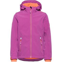 Trollkids TROLLFJORD Softshelljacke M&auml;dchen - Gr&ouml;&szlig;e 128 - rosa