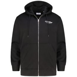 Jack & Jones Gro&szlig;e Gr&ouml;&szlig;en Jack&Jones Kapuzenjacke aus Baumwollmischung Farbe schwarz Gr&ouml;&szlig;e: 6XL