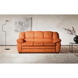 2,5-Sitzer COTTA "Casino", brandy, B:191cm H:88cm T:92cm, Luxus-Microfaser (100% Polyester);NaturLEDER, echtes Rindsleder, Sofas, Polstergarnitur, auch als Set erh&auml;ltlich