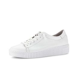 Sneaker Gabor "Sneaker low", Damen, Gr. 43, wei&szlig;, Schuhe Sneaker