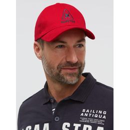 Baseball Cap Gaastra, Herren, core rot, Baumwolle, bedruckt, Caps, mit verst&auml;rktem Schirm