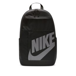 Rucksack Nike Sportswear "Nike Elemental Backpack (21L)", schwarz, schwarz, anthrazit, Rucks&auml;cke, Web, Obermaterial: 100% Polyester, Rucksack, f&uuml;r Arbeit, Training oder Schule, mit gro&szlig;em Rei&szlig;verschlussfach