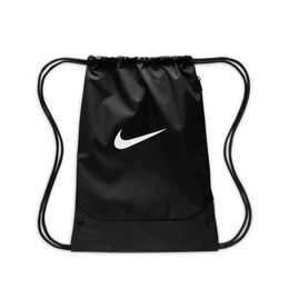 Sporttasche Nike "NK BRSLA DRAWSTRNG - X", schwarz, schwarz,, Obermaterial: 100% Polyester, Taschen Sporttasche, sportlicher Stil, f&uuml;r Fitness und sportliche Aktivit&auml;ten