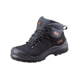 Sicherheitsschuh NORISK "Blackrock" Gr. 44, schwarz, 44, Obermaterial: 100% Rindnubukleder CNU., Schuhe
